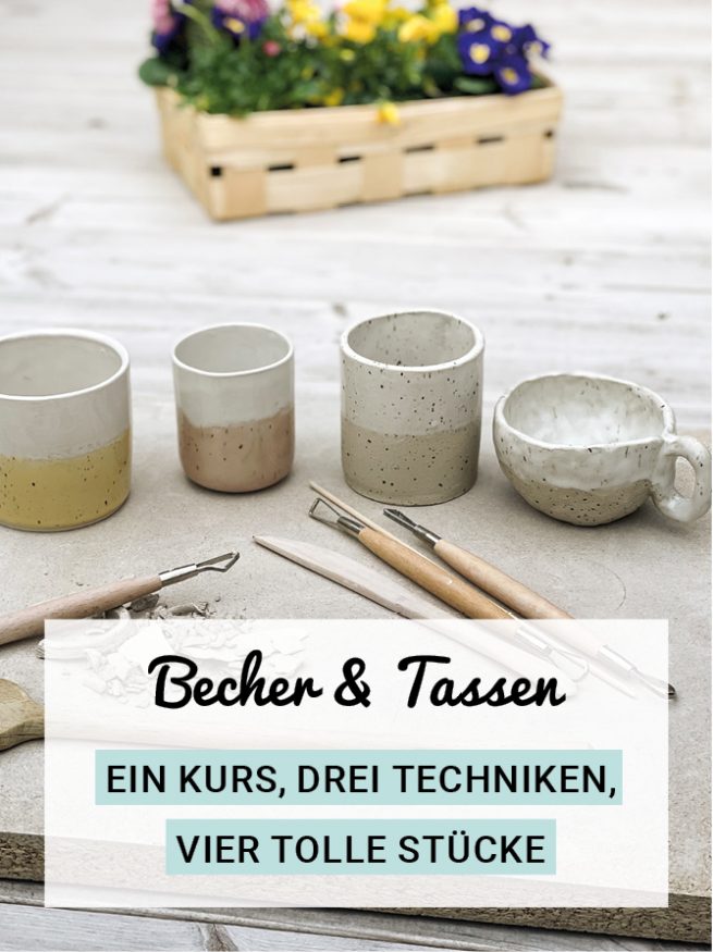 Töpferkurs in Nürnberg • Kleinkurse • Eigenes Geschirr töpfern